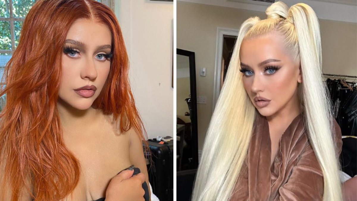 Christina Aguilera Looks Unrecognizable The Celeb Talk Guy